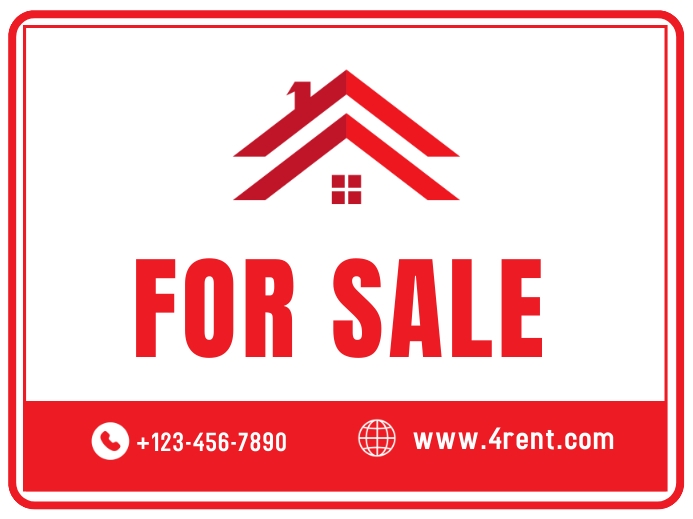 For Sale Yard Sign Template | PosterMyWall