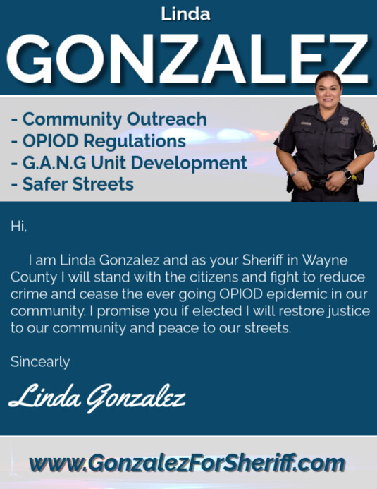 For Sheriff Letter headed Flyer Template | PosterMyWall