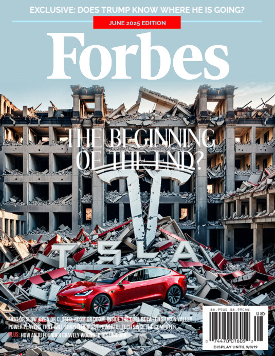 Forbes magazine cover 260606 Template | PosterMyWall