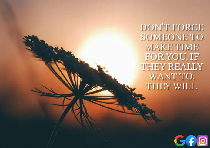 FORCE SOMEONE QUOTE TEMPLATE | PosterMyWall