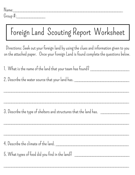 Foreign Land Report Template | PosterMyWall