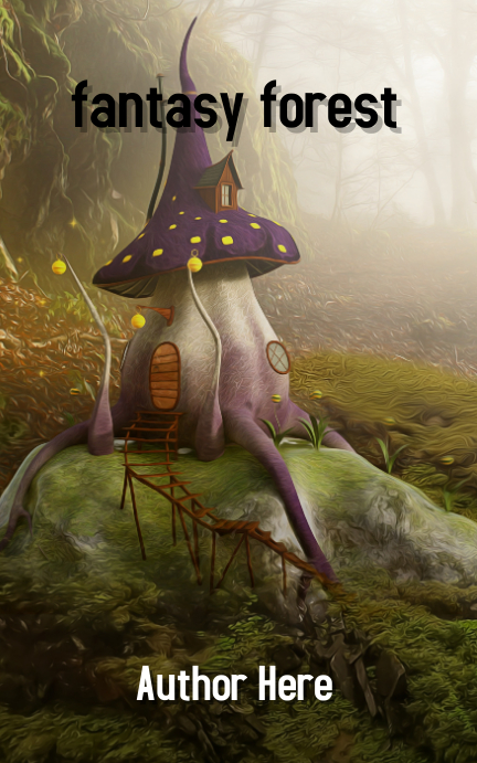 forest fantasy adventure book cover Template | PosterMyWall
