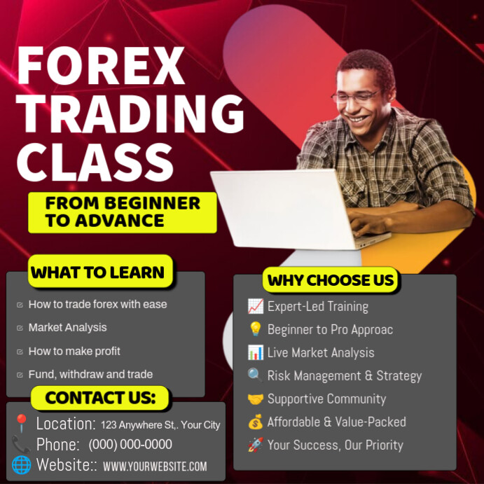 Copy of Forex Trading Class Flyer | PosterMyWall