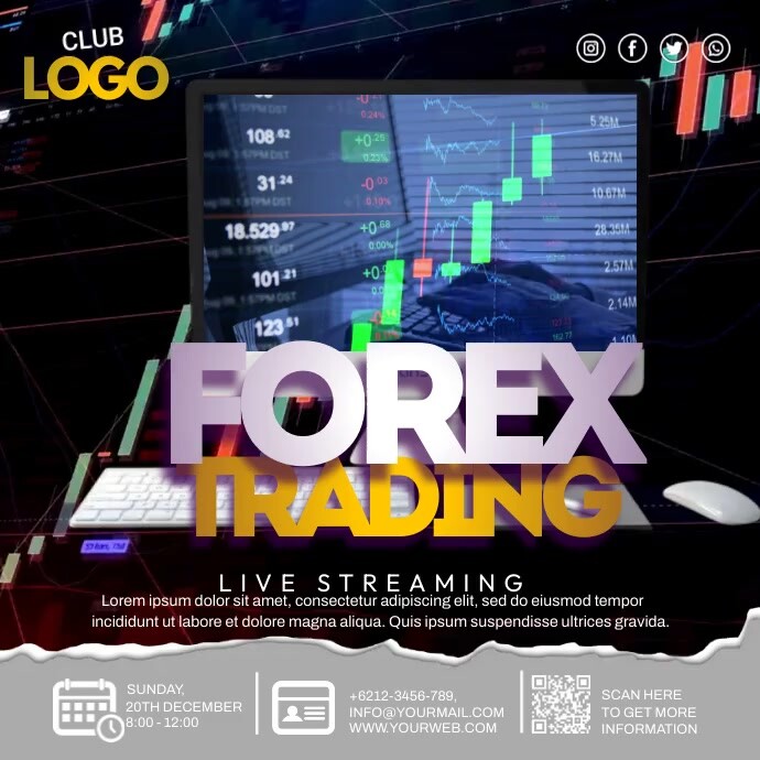 Forex Trading Video Template | PosterMyWall