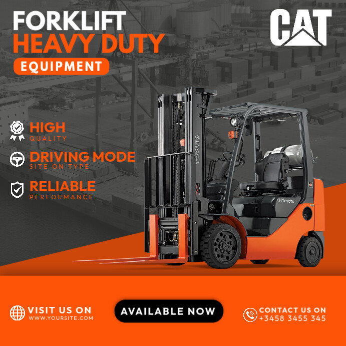 Copy of Forklift Template Flyers | PosterMyWall