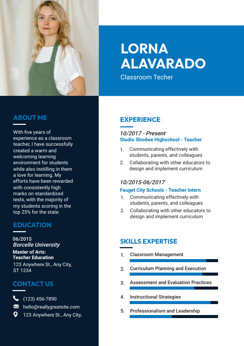 Copy of Formal Resume Template | PosterMyWall