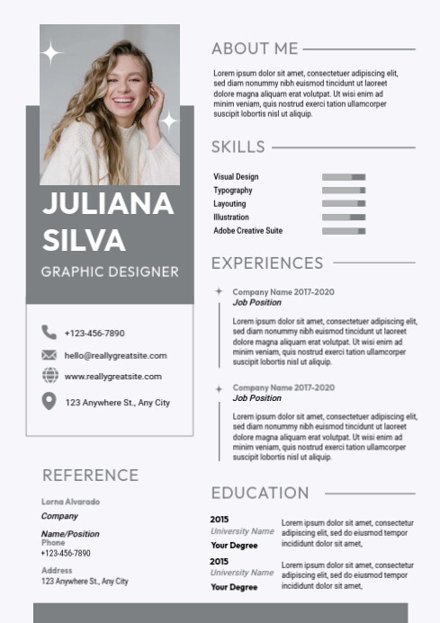 Formal Resume Template | PosterMyWall