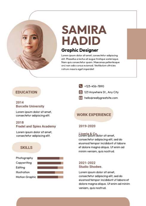 Formal Resume Template | PosterMyWall