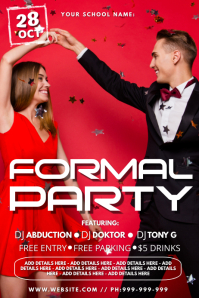 Formal Party Poster Template | PosterMyWall
