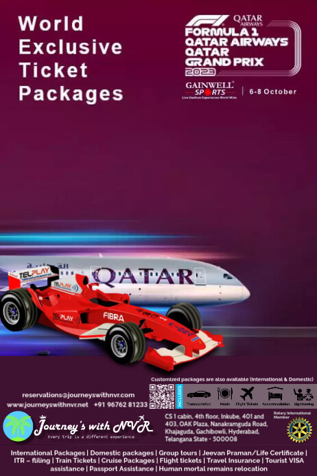 Formula 1 racing (1) Template | PosterMyWall