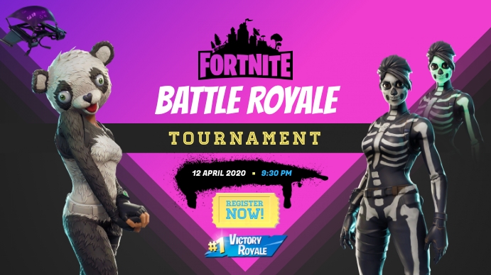 Fortnite Game Tournament Poster Template | PosterMyWall