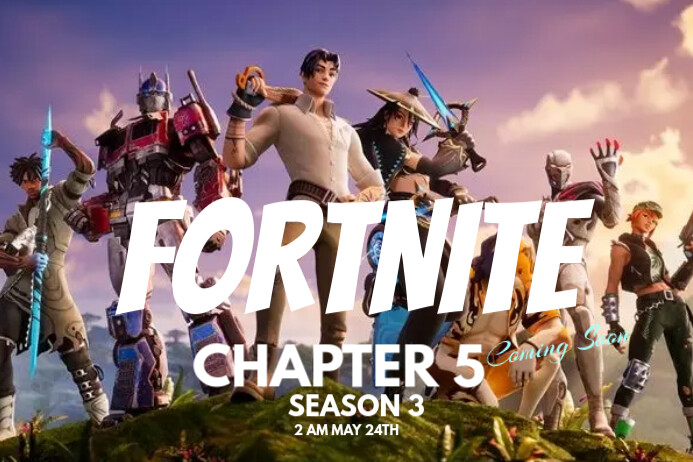fortnite c Template | PosterMyWall