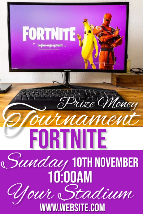 Fortnite Template | PosterMyWall