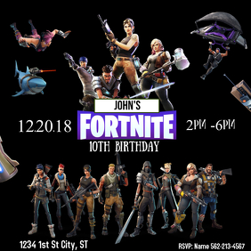 Fortnite Template | PosterMyWall