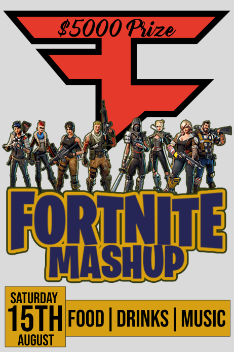 Fortnite Template | PosterMyWall