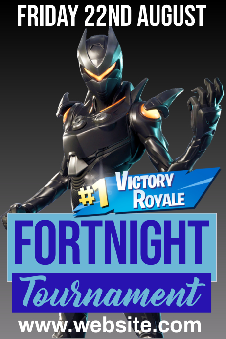 Fortnite Template | PosterMyWall