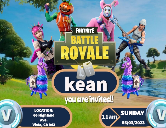 fortnite Template | PosterMyWall