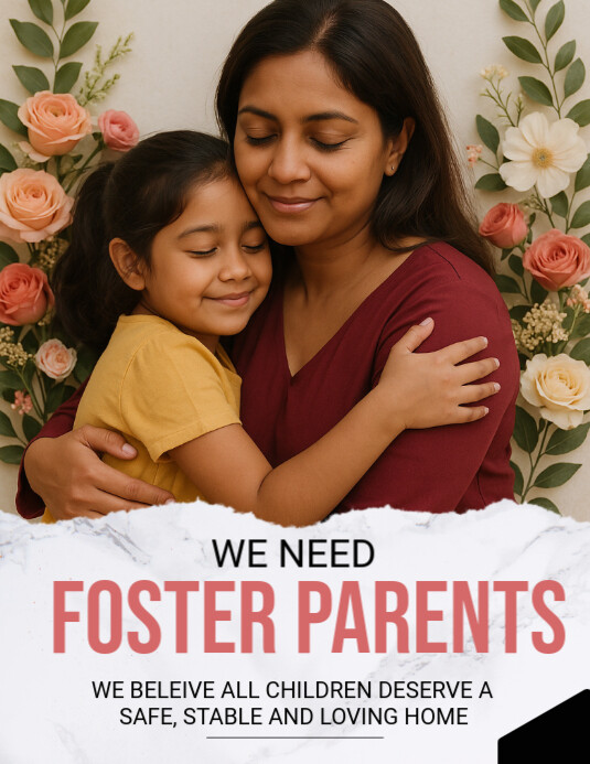 Foster care design Template | PosterMyWall