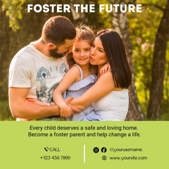 Foster Care Instagram Post Template | PosterMyWall
