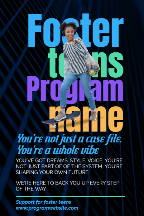 Foster care Program Template | PosterMyWall