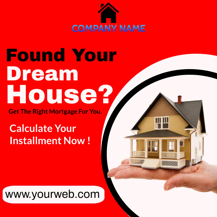 Found your dream house poster Instagram post Template | PosterMyWall