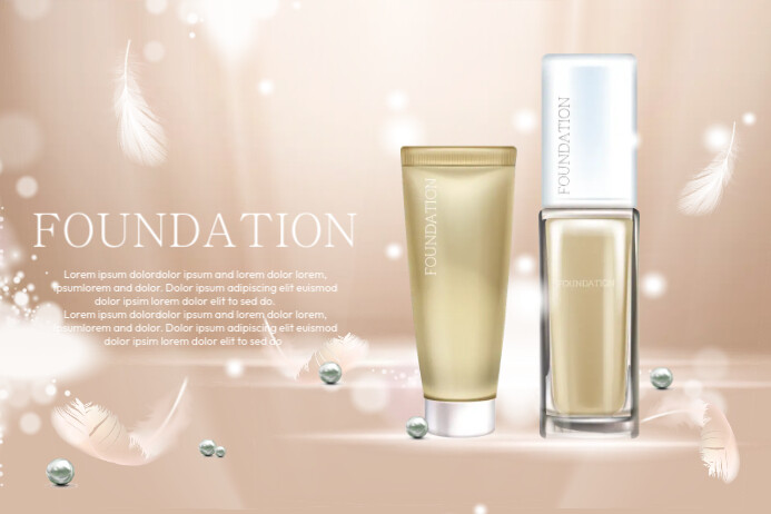 Foundation Makeup Template | PosterMyWall