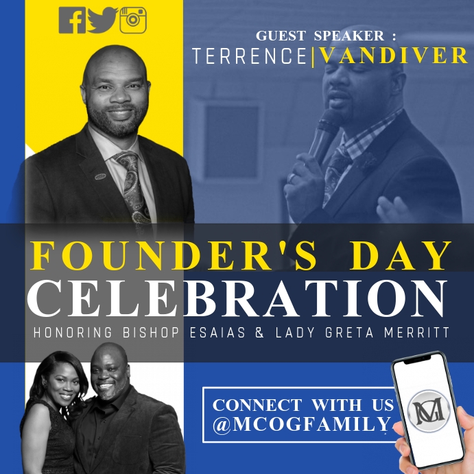 Copy of Founder's Day Celebration Flyer | PosterMyWall