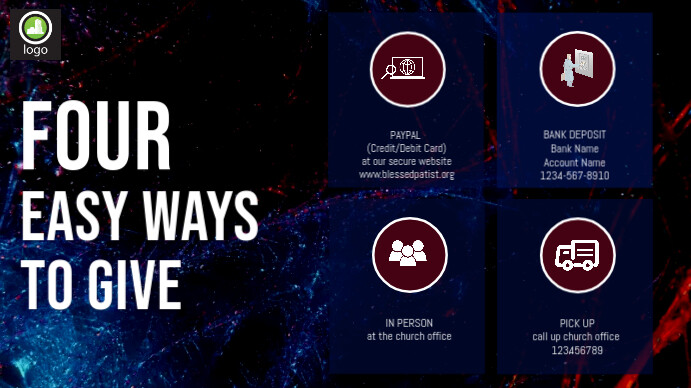 four ways to give Template | PosterMyWall