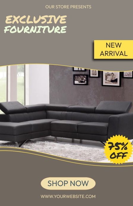 furniture big promotion flyer template | PosterMyWall