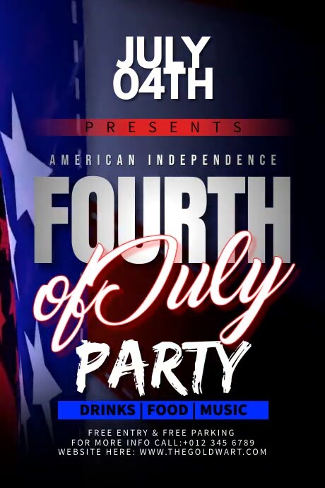 Plantilla de Fourth of July Party | PosterMyWall