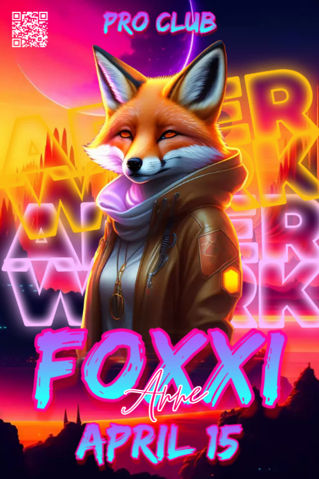 Fox Party Night Template | PosterMyWall