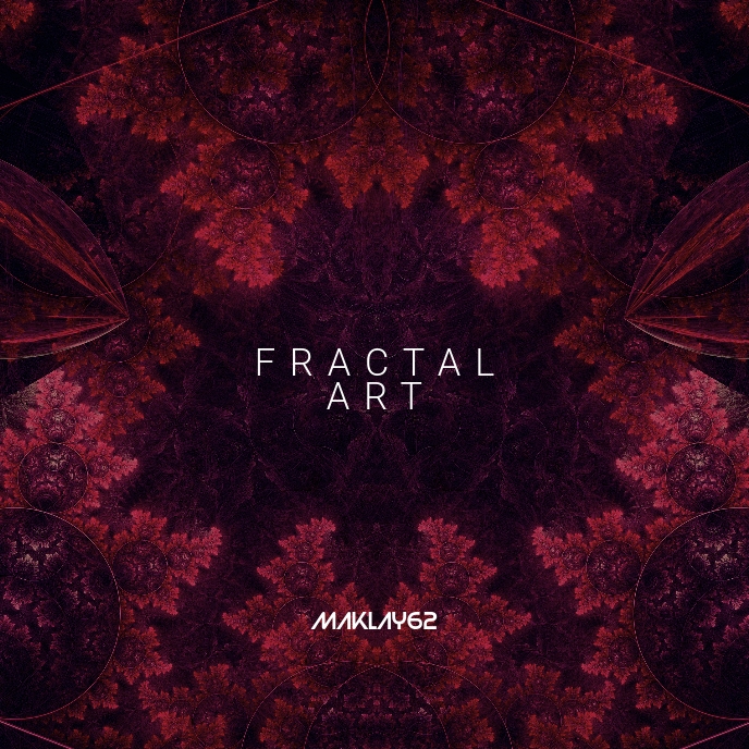 Fractal Art Abstract CD Cover Template | PosterMyWall