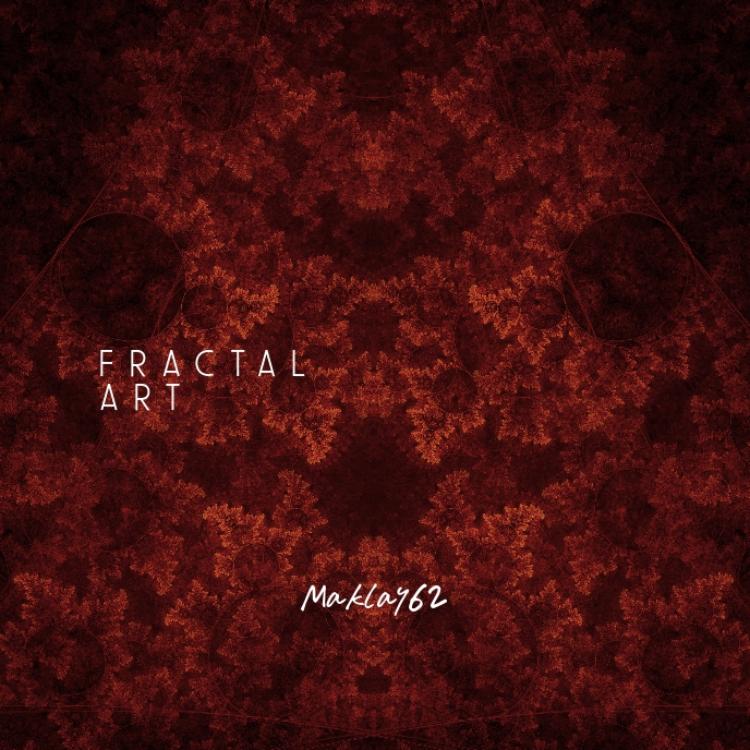 Fractal Art Abstract CD Cover Template | PosterMyWall