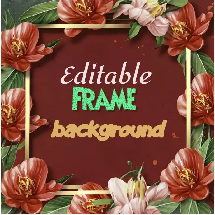 Frame background template | PosterMyWall