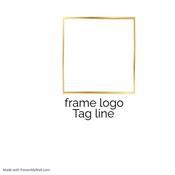Frame logo Template | PosterMyWall