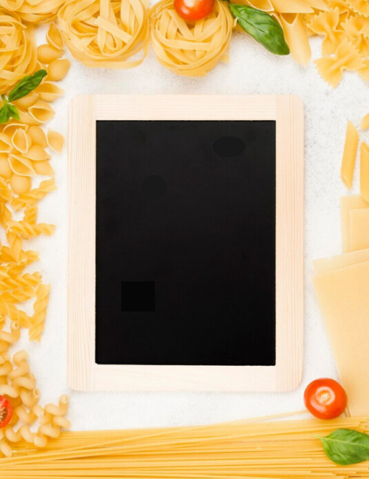 Modèle Frame of italian pasta | PosterMyWall