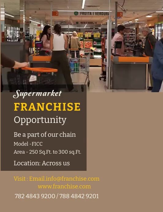 franchise flyer design Template | PosterMyWall