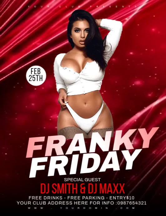 Copy of FRANKY FRIDAY | PosterMyWall