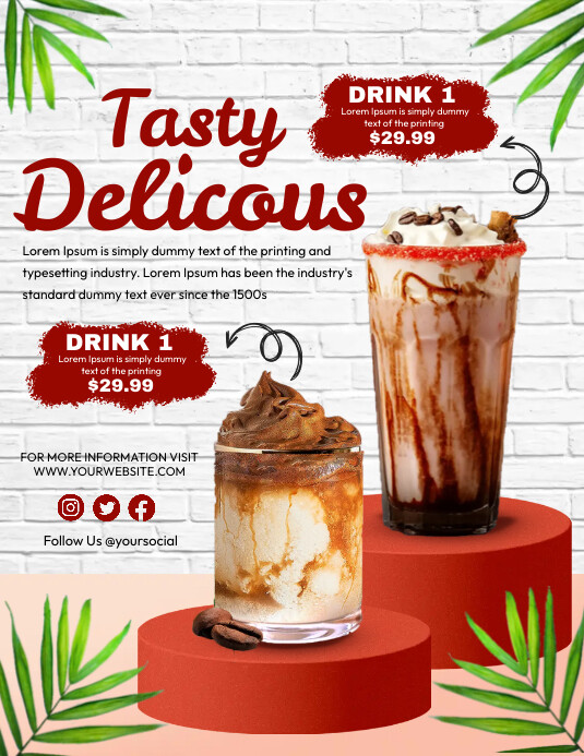 Frappe Deals Template | PosterMyWall