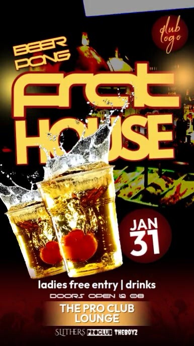 Copy of Frathouse Party Video | PosterMyWall