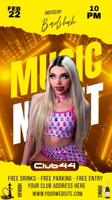 freacky friday dance party Template | PosterMyWall