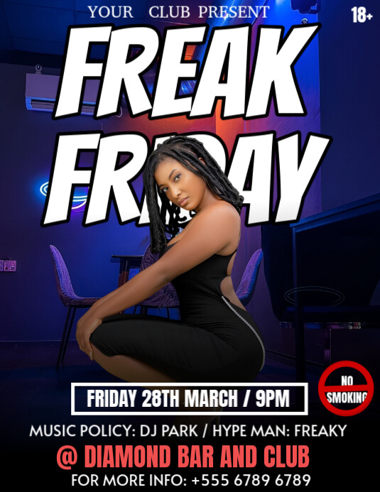 Freak Friday flyer Template | PosterMyWall