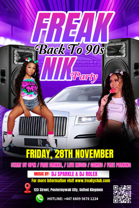 Copy of Freak nik | PosterMyWall