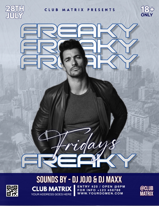 Freaky Friday Template | PosterMyWall