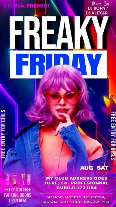 Freaky Friday Template | PosterMyWall