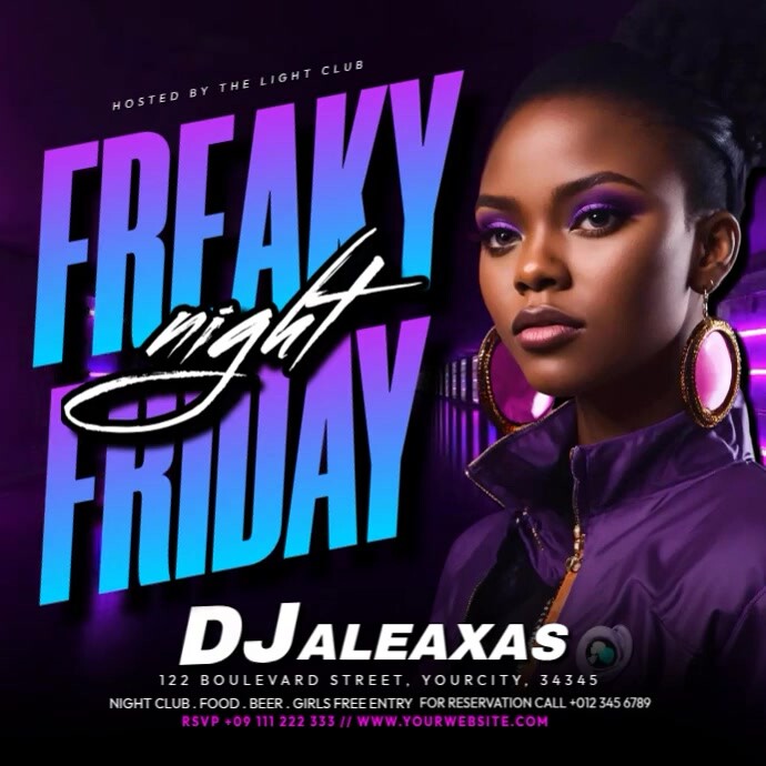 Copy of Freaky Friday Night | PosterMyWall