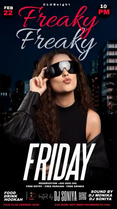 freaky friday night party Template | PosterMyWall