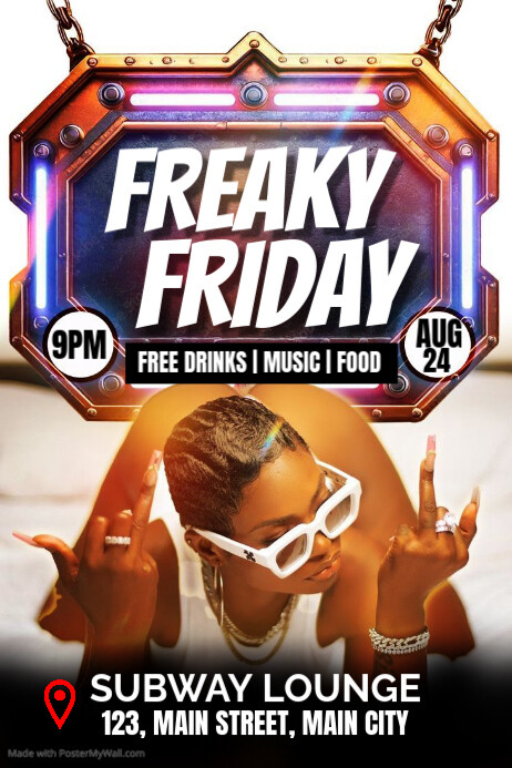 Copy of freaky friday party | PosterMyWall