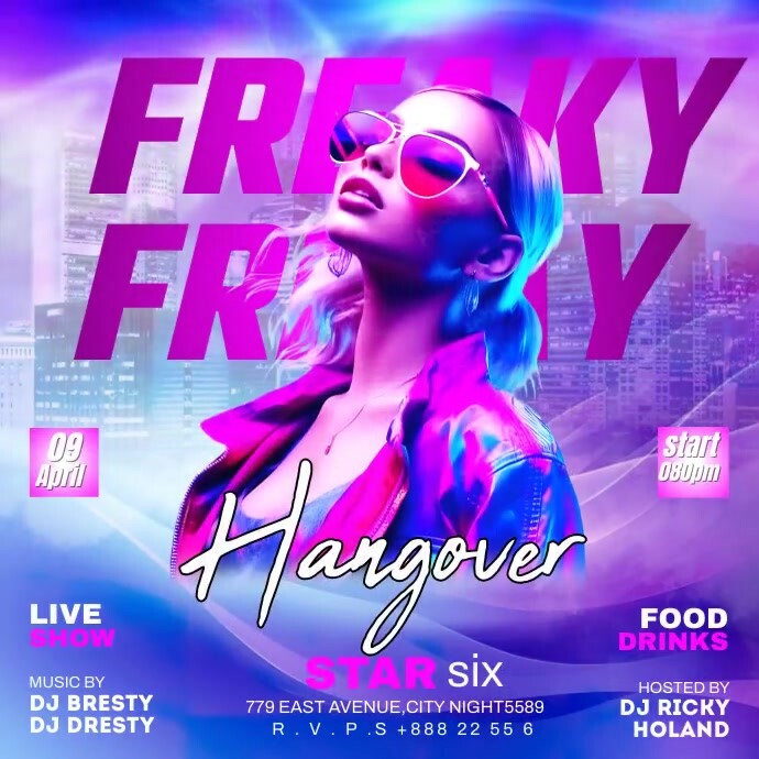 Modèle Freaky Friday Party Flyer | PosterMyWall