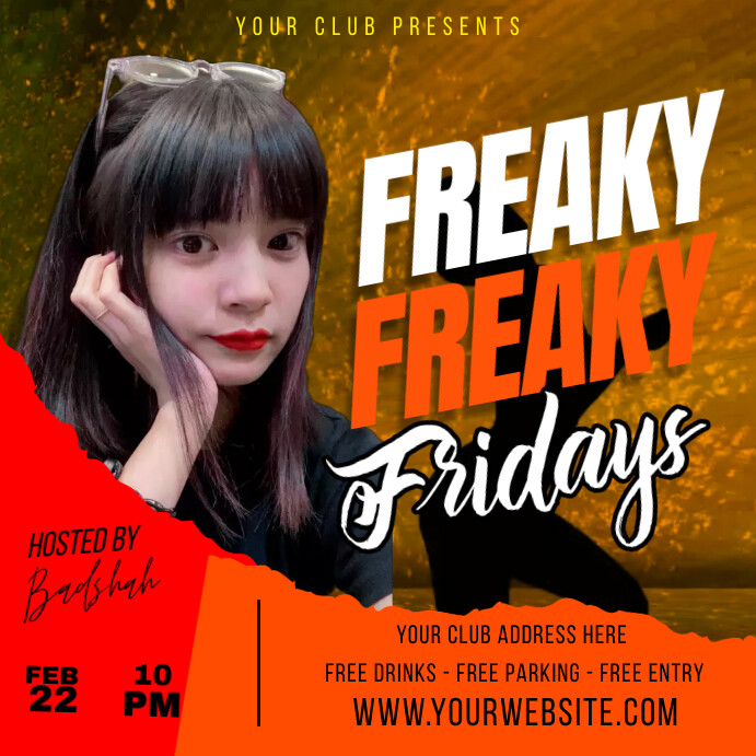 freaky friday Party Night Flyers Template | PosterMyWall
